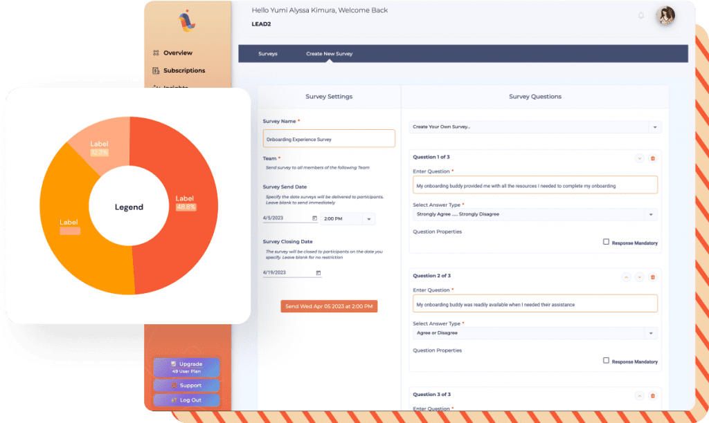 Pulse Surveys in Slack and Microsoft Teams with LEAD.bot